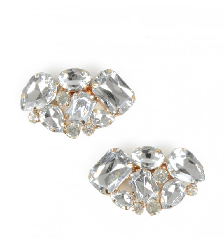 Klipsy do butów szyfonowy kwiat czerwony - Oficjalna strona Gassu